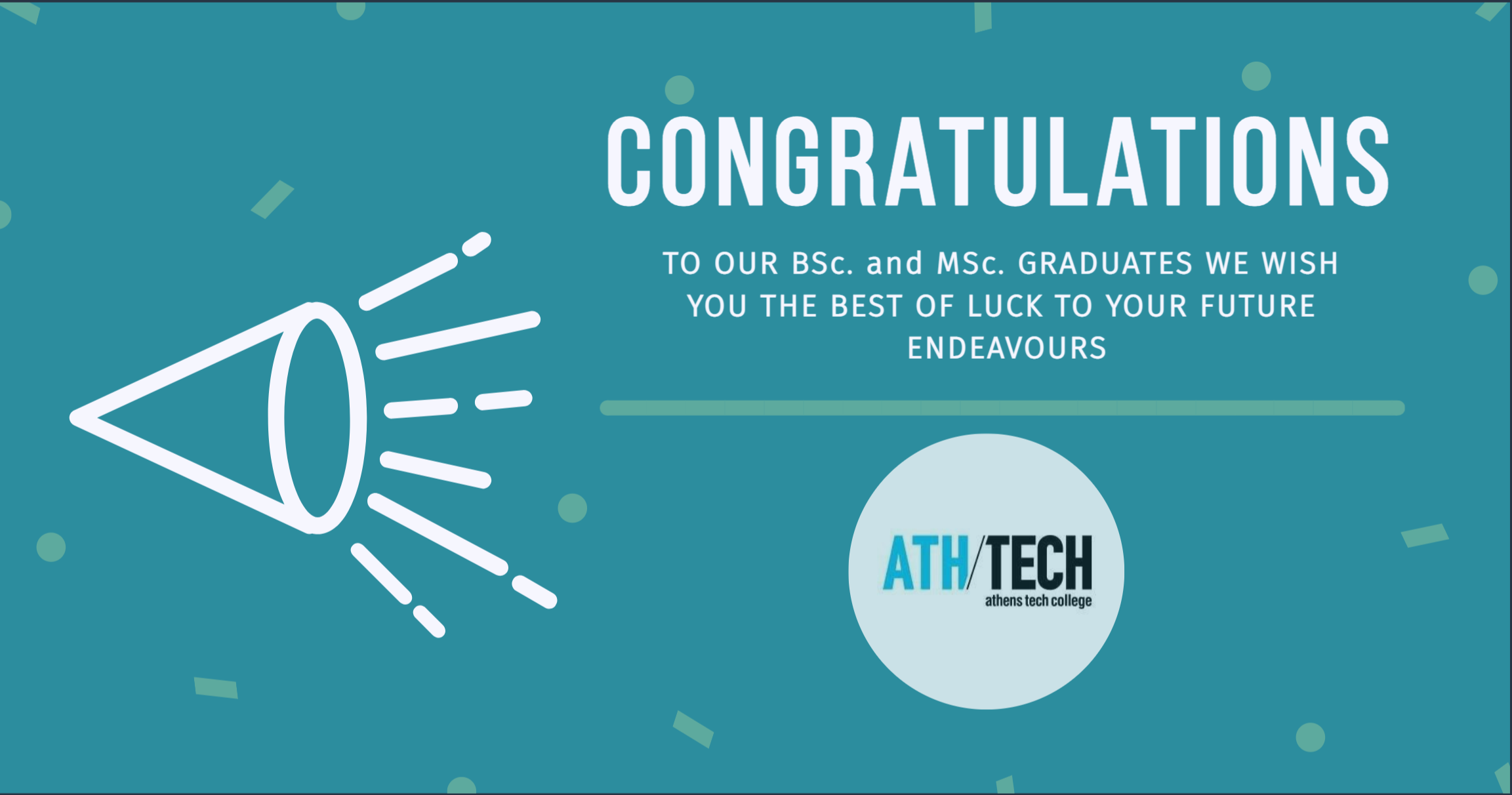 ATH/TECH - Congratulations are in order! | ATH/TECH